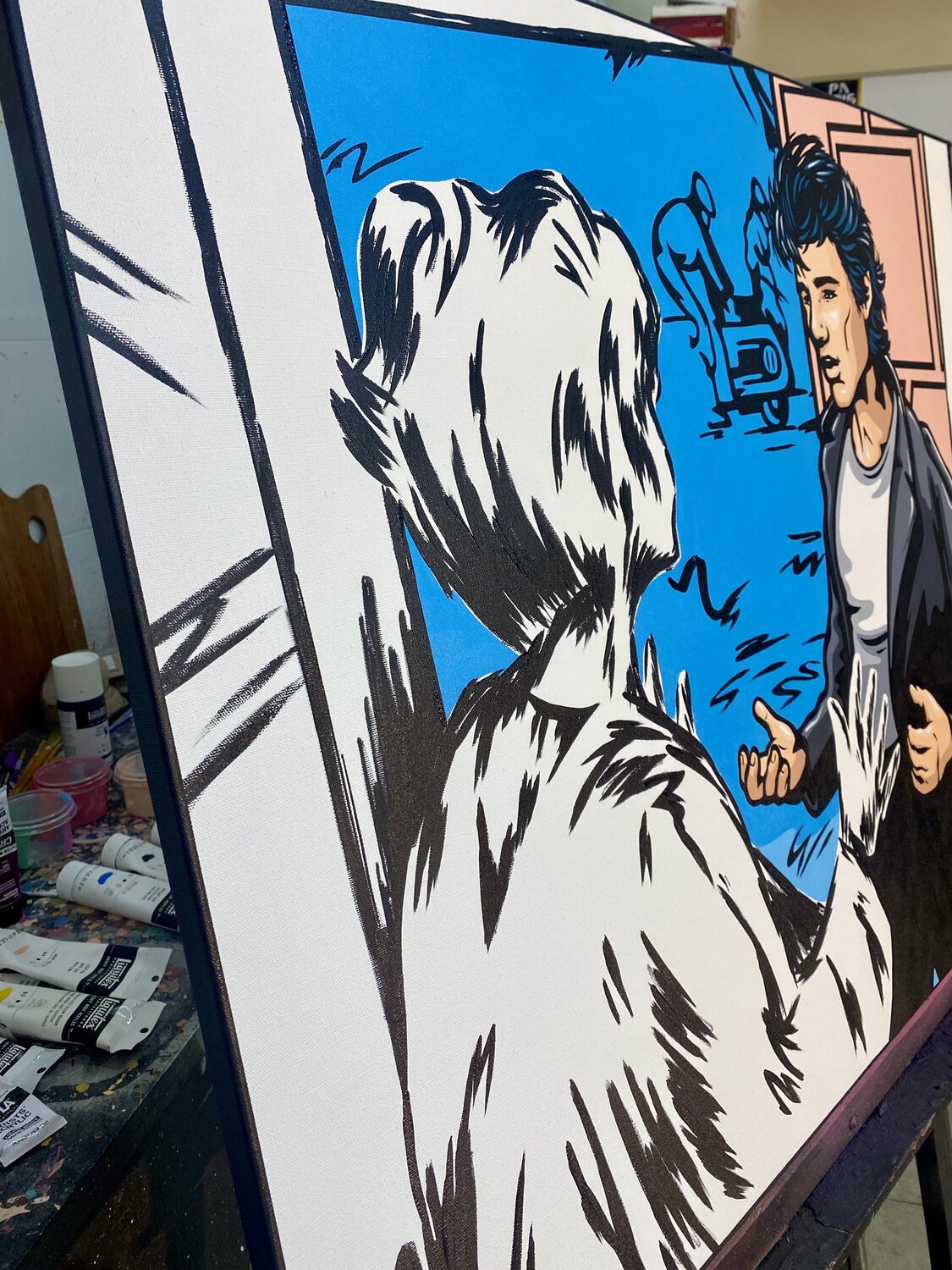 Take On Me by Jamie Lee (2023) : Painting Acrylic on Canvas - Singulart