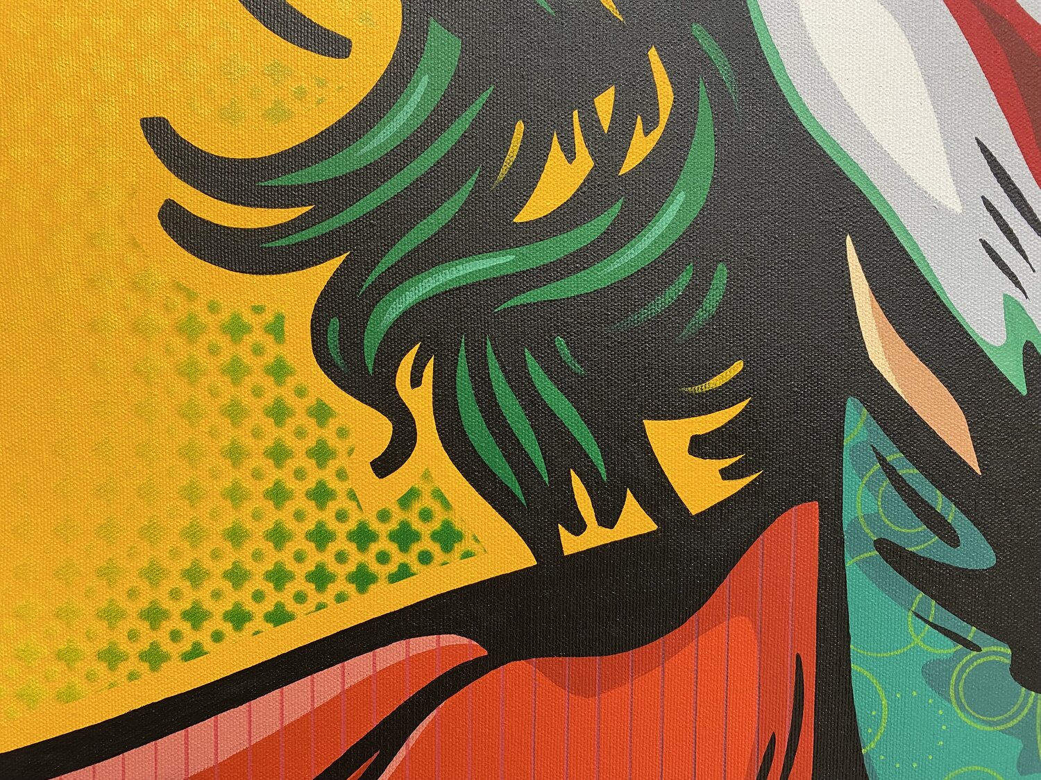 Joker by Jamie Lee (2023) : Painting Acrylic, Spray Paint on Canvas ...