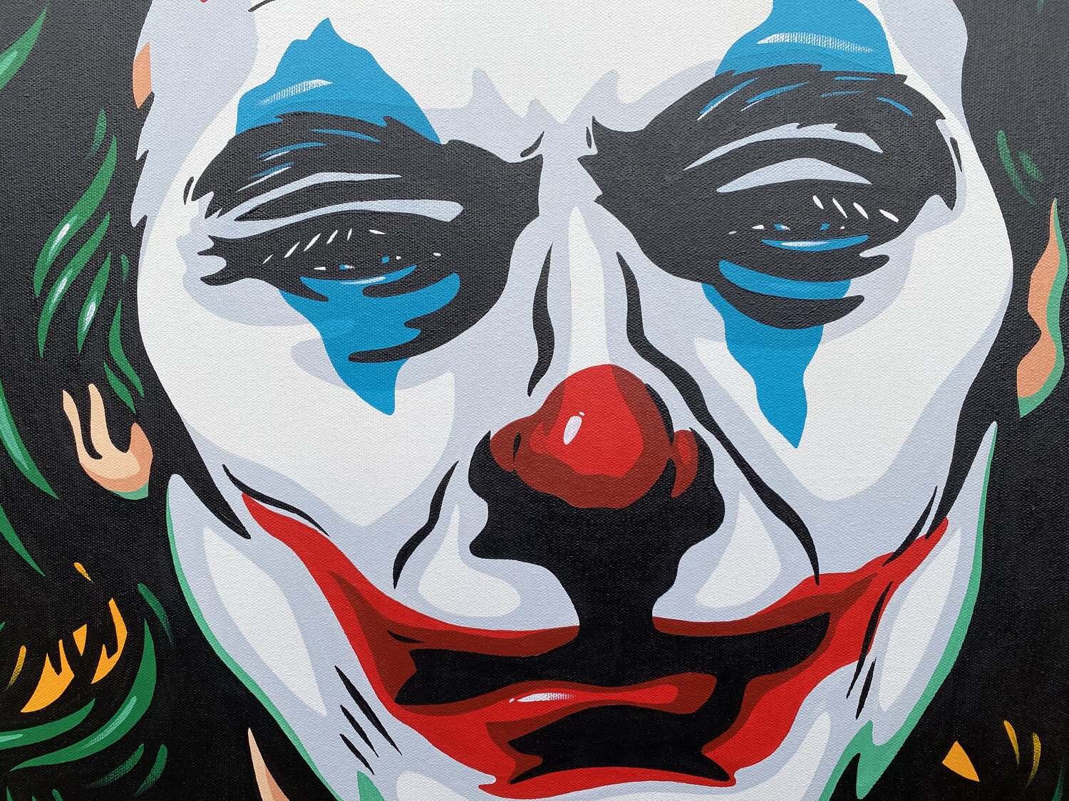 Joker by Jamie Lee (2023) : Painting Acrylic, Spray Paint on Canvas ...