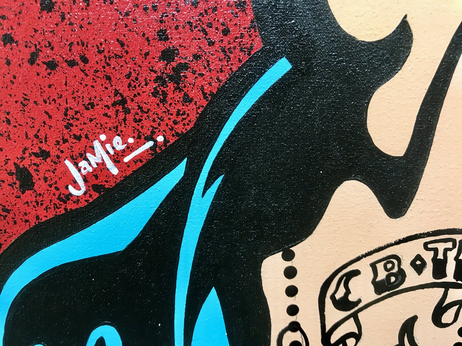 Chester Bennington de Jamie Lee (2020): Pintura Acrílico en Lienzo ...