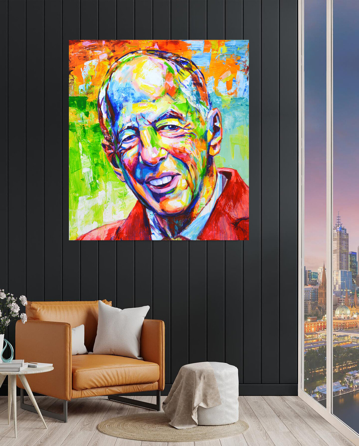 Baron Jacob Rothschild by Iryna Kastsova (2022) : Painting Acrylic on ...