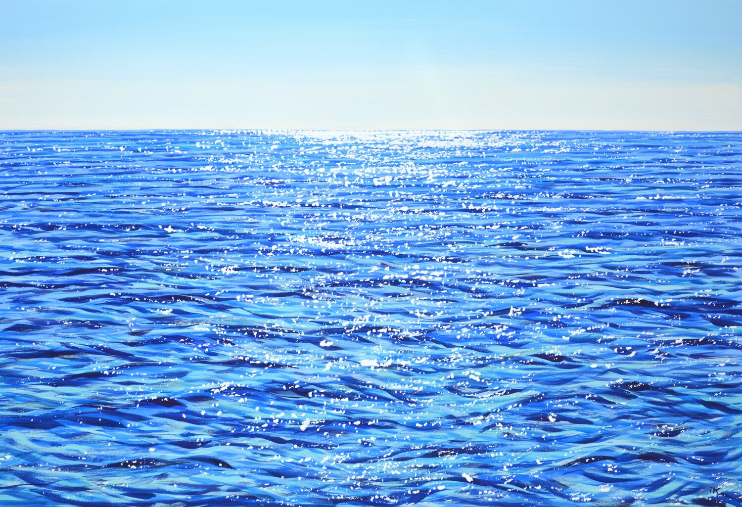 Ocean shimmer 3. by Iryna Kastsova (2021) : Painting Acrylic on Canvas ...