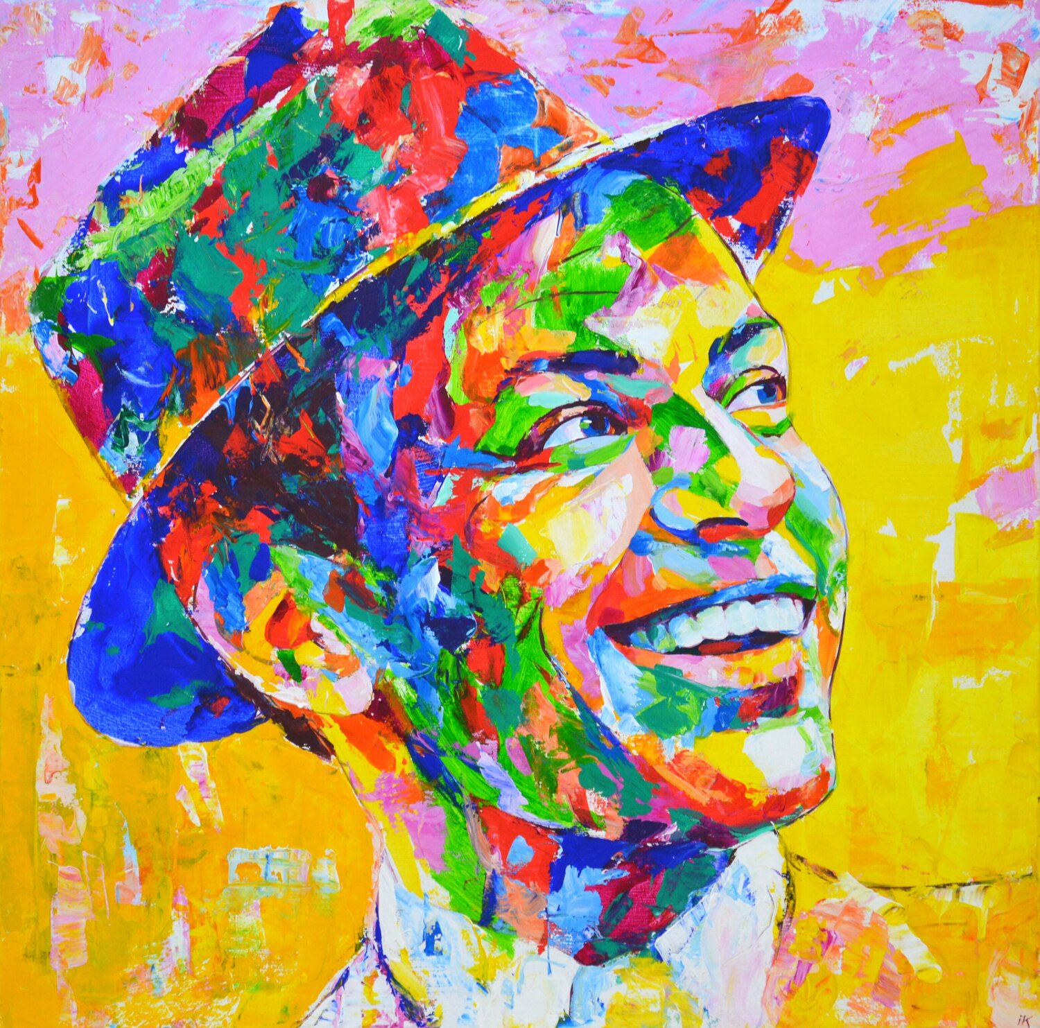 Francis Albert Sinatra by Iryna Kastsova (2021) : Painting Acrylic on ...