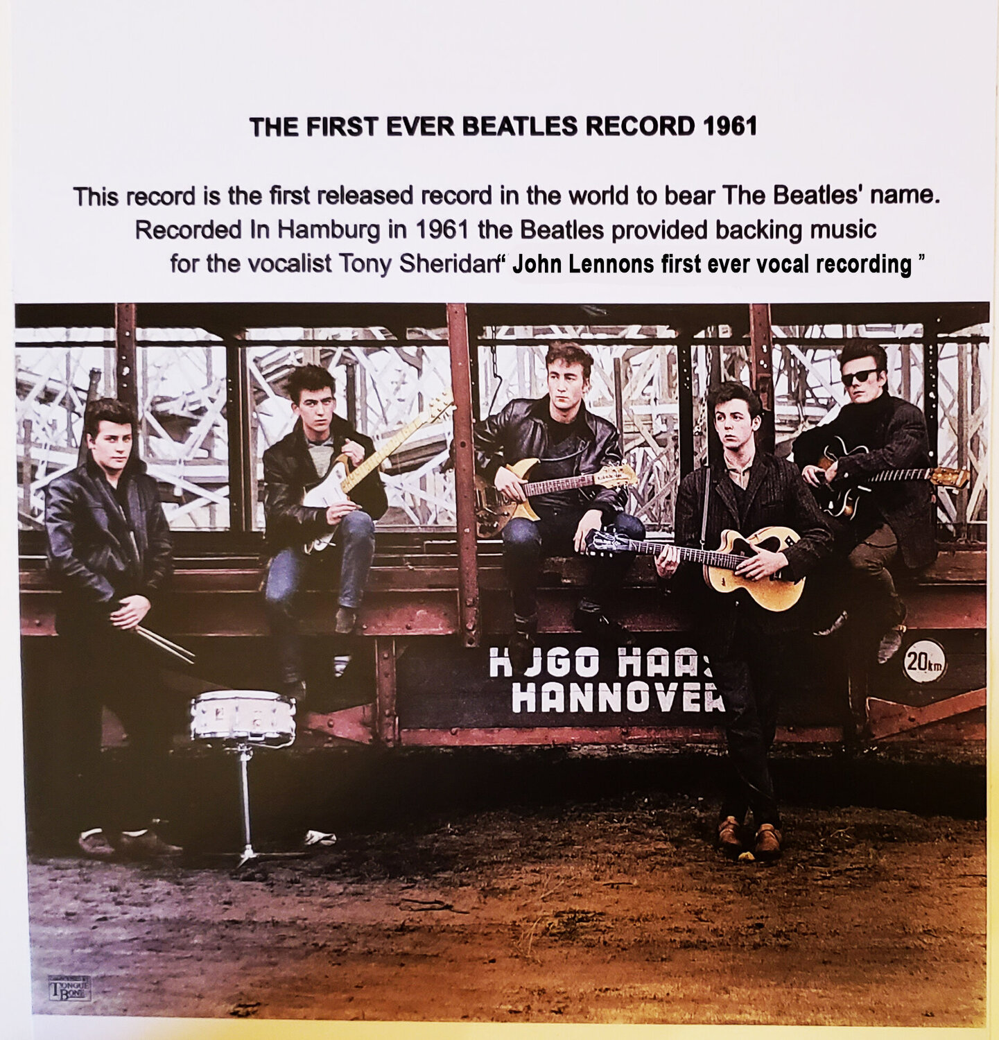 The BEATLES "First Ever Recording" and John Lennons first ever Vocal ...