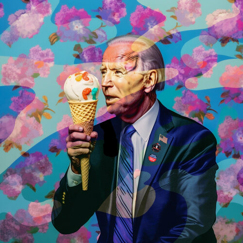 TRUMP POP ART TRIPTYCH. USA IS POP by Thomas Dellert (2023 ...