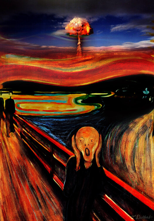 Scream Edvard Munch Parody