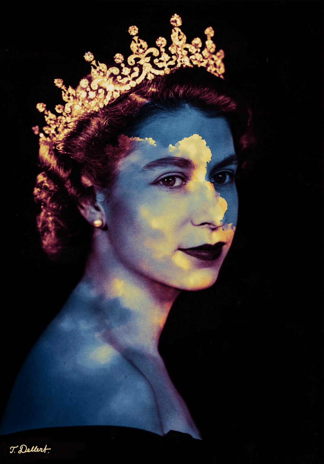 Queen Elizabeth the second ( Portrait two ) by Thomas Dellert (2021 ...