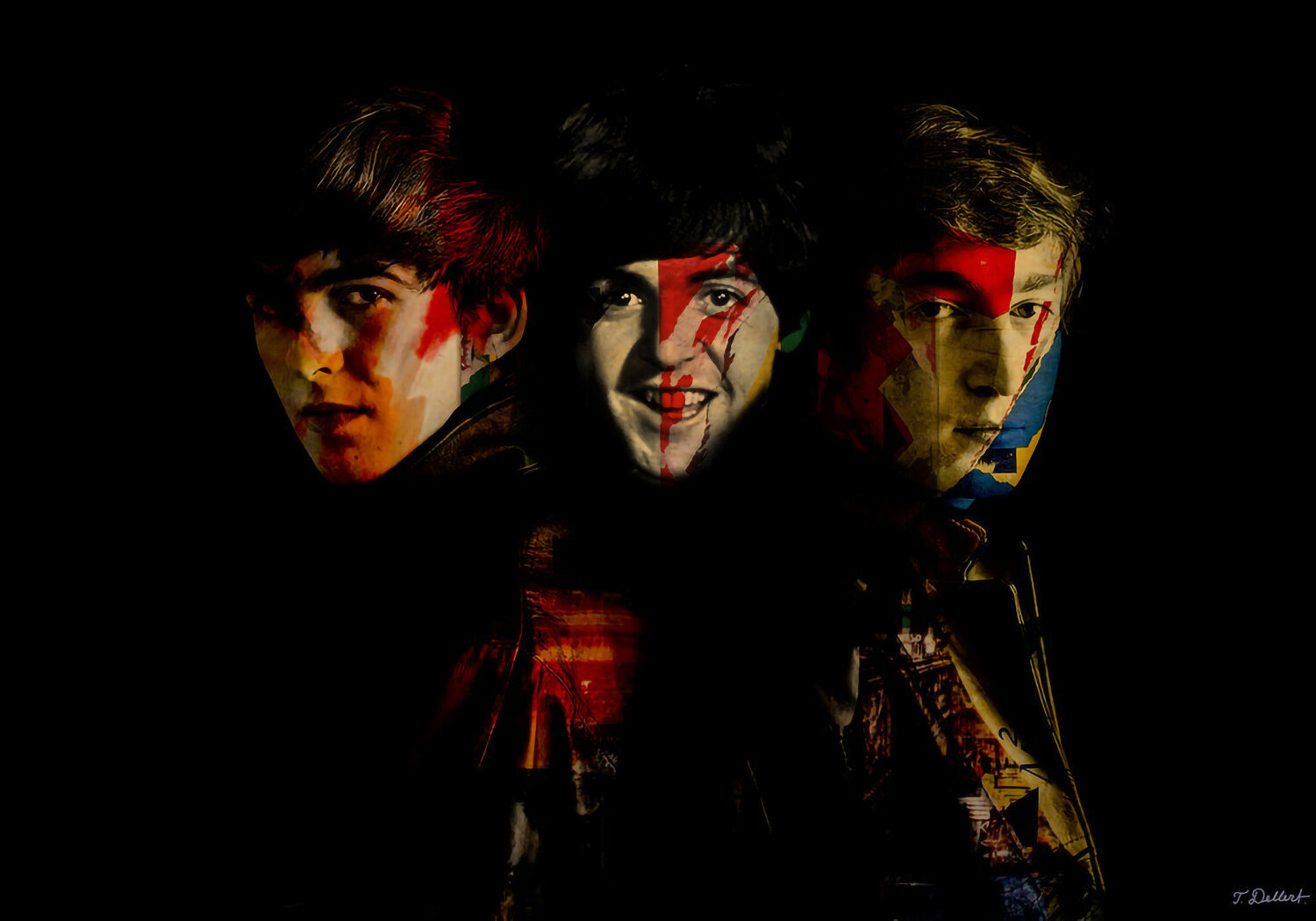 The Winged Dead Beatles ( George Harrison Paul Mc Cortney John Lennon ...