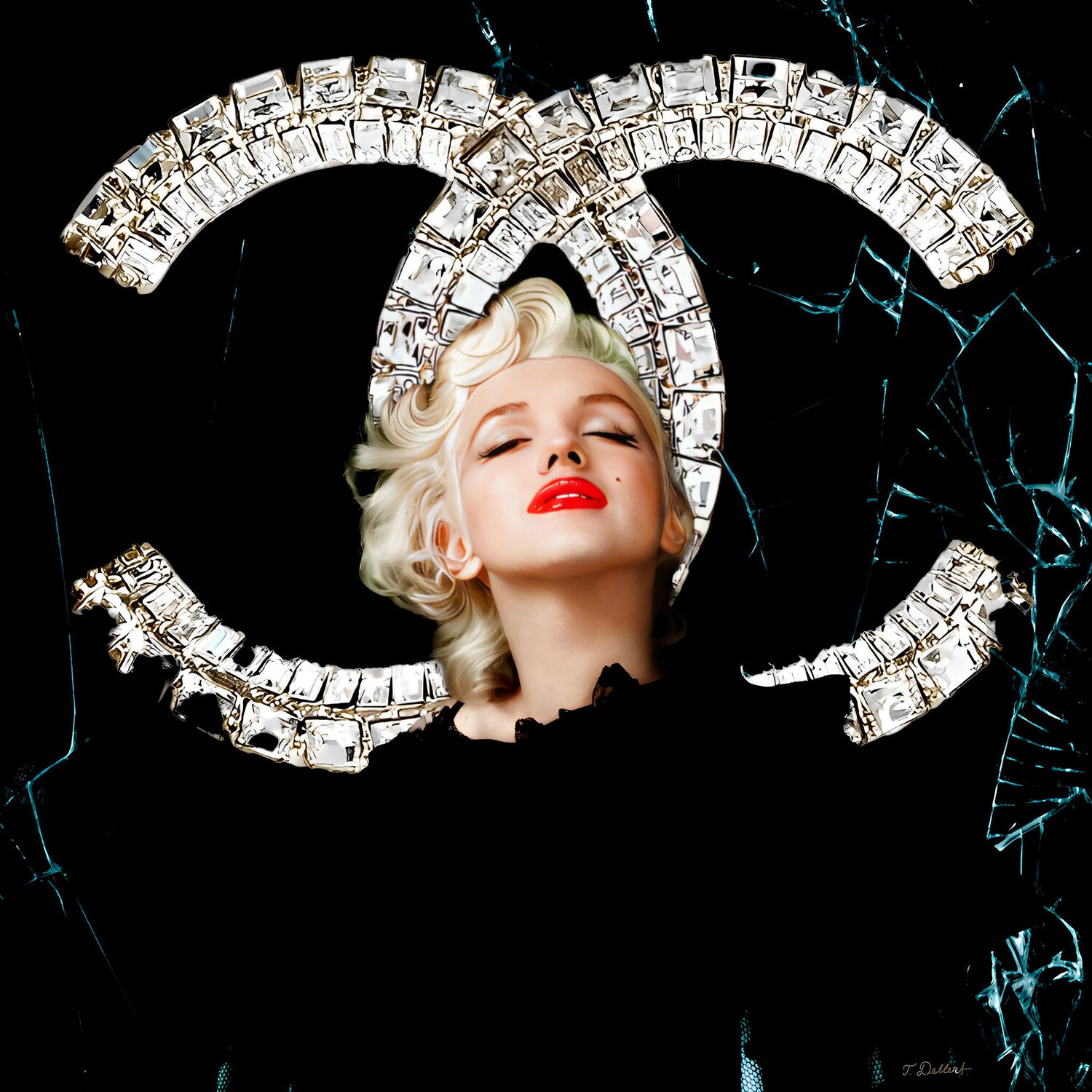 Diamond Chanel Logo