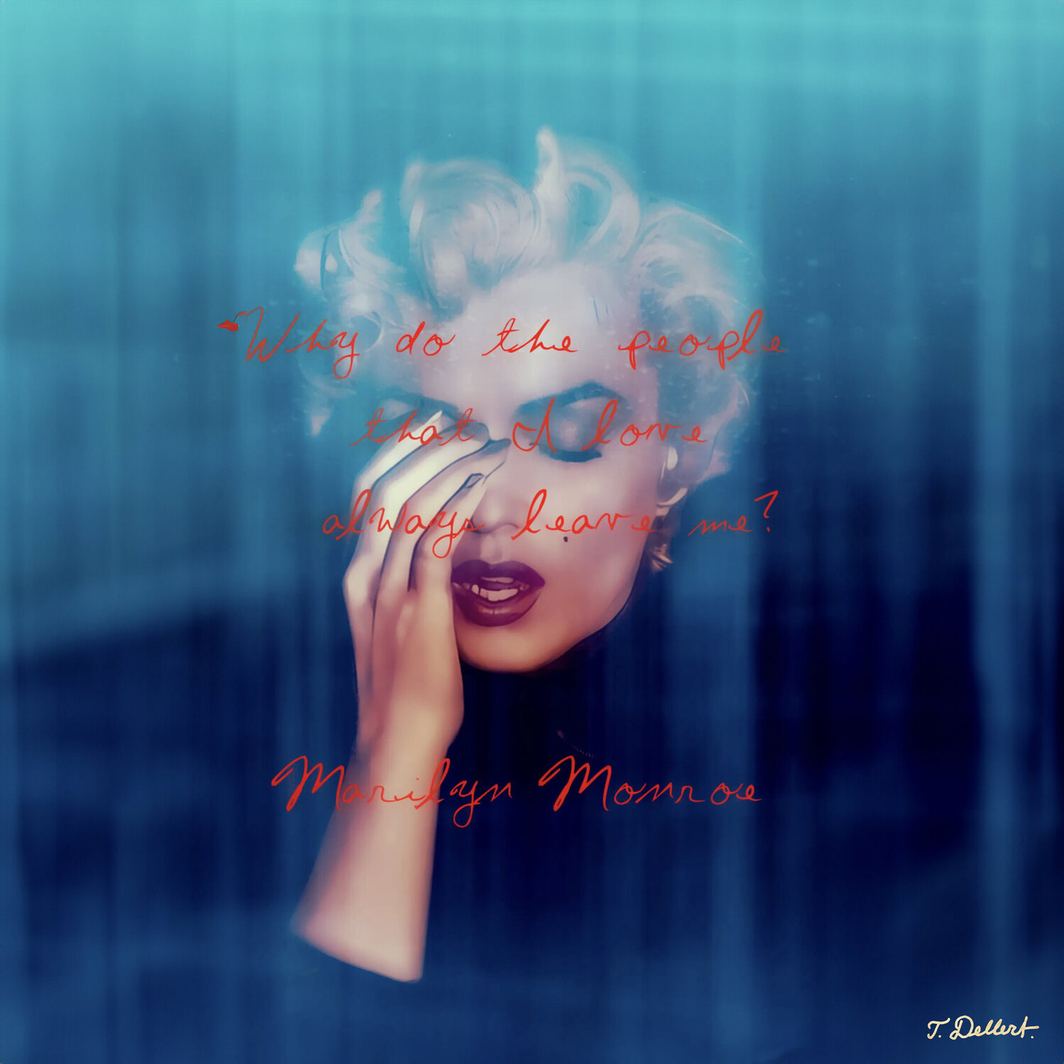 Crying Goddess by Thomas Dellert (2024) : Print Giclée print on Paper ...