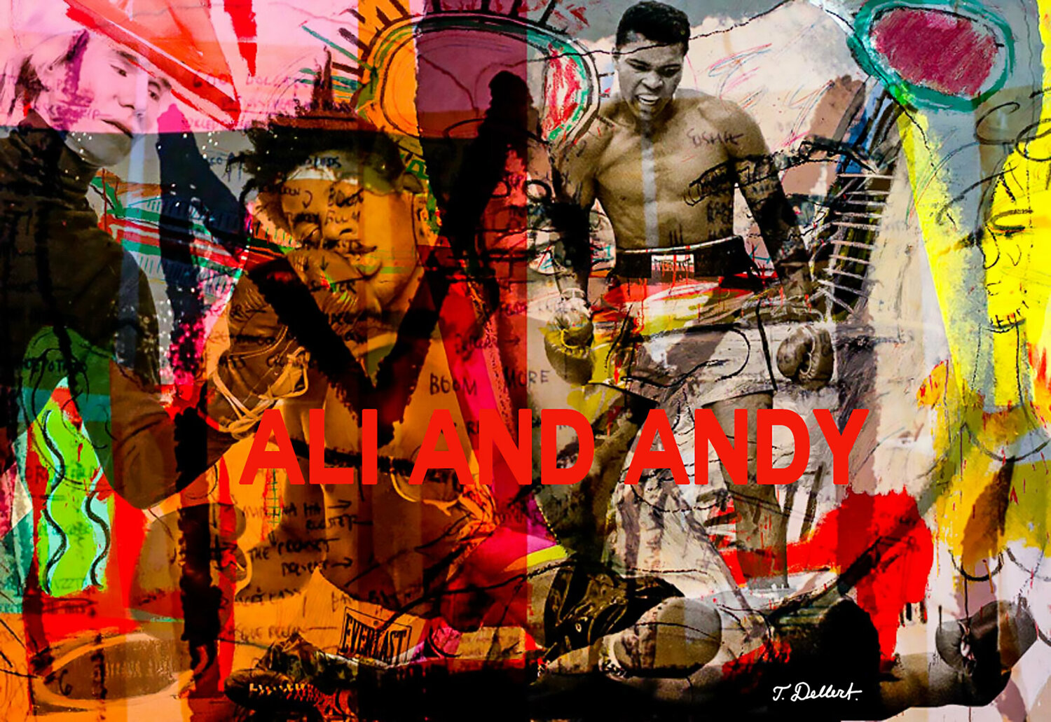 Three Greats Artists Ali Warhol and Basquiat by Thomas Dellert (2015 ...