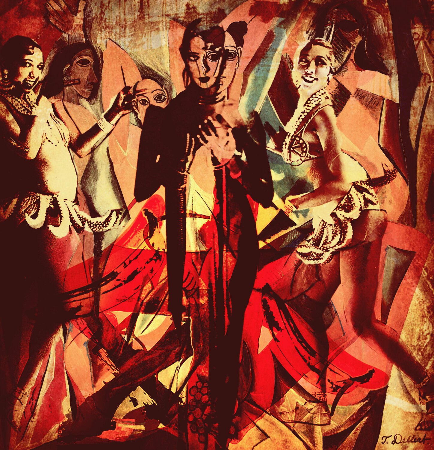 Josephine Baker the Black Pearl ( based on a painting by Pablo Picasso ...