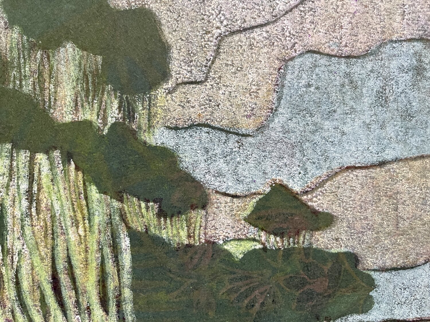 Graal-Müritz / Nach dem Sturm I - Farbabdruckplatte 1 by Skadi Engeln ...