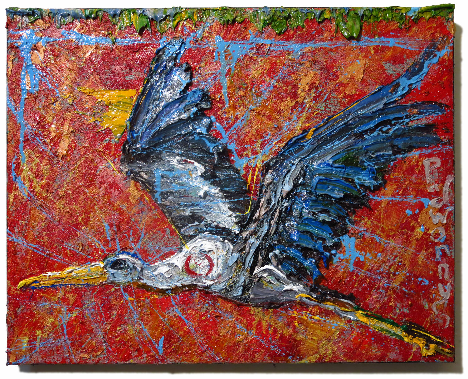 Flying Bird Oil Painting
