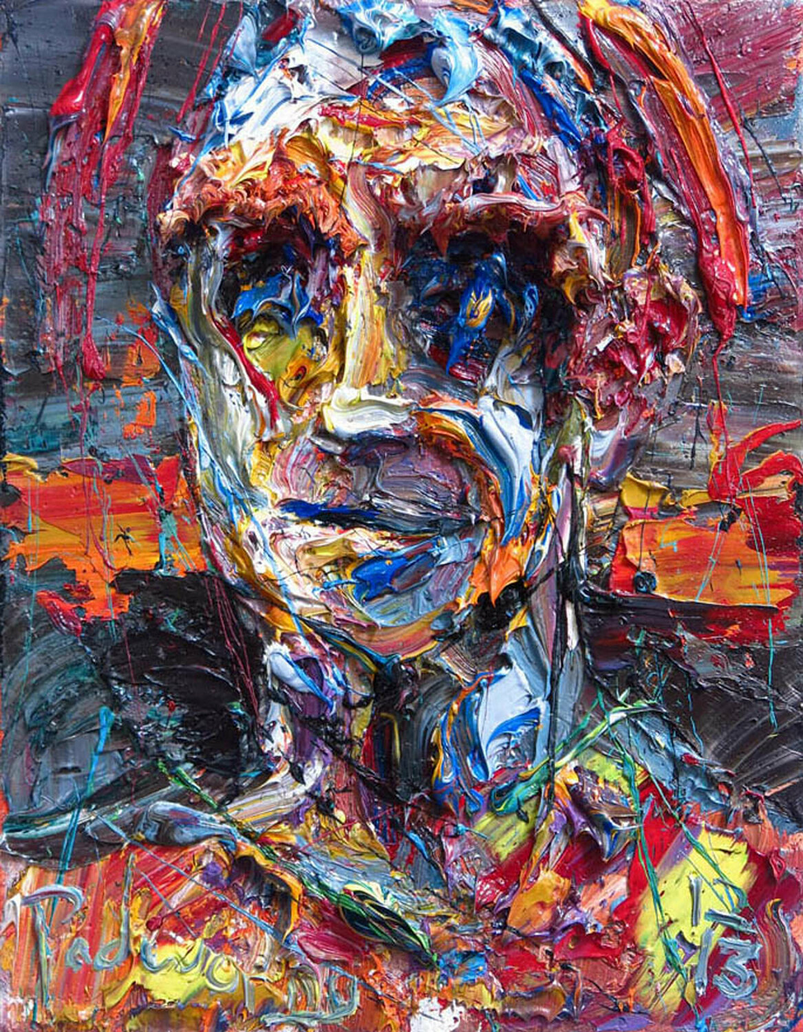 Contemporary Abstract Portrait Paintings