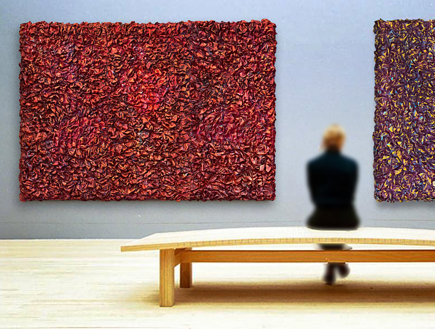 Colour field de Marina Wittemann (2021): Pintura Acrílico, Collage en ...