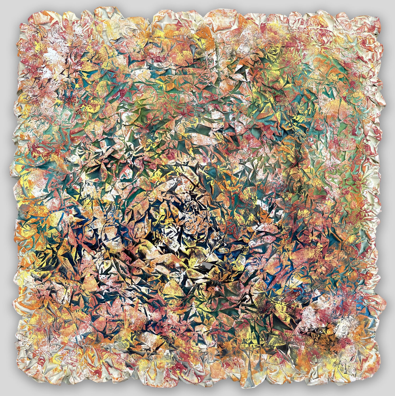 Withering by Marina Wittemann (2022) : Painting Acrylic, Collage on ...