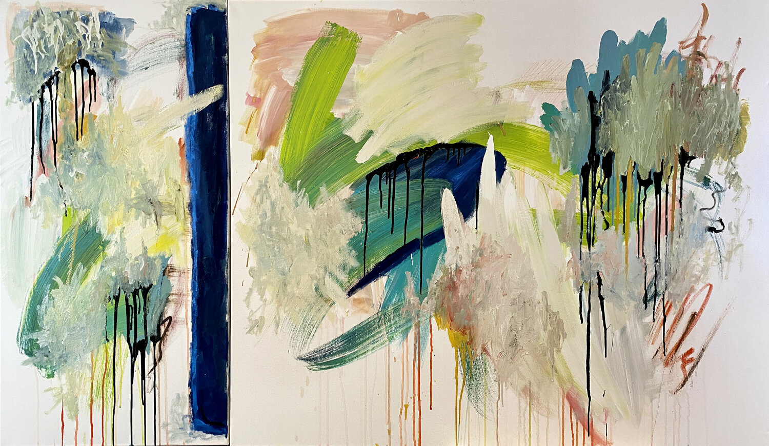 Untitled by Marina Wittemann (2020) : Painting Acrylic, Oil on Canvas ...