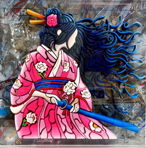 Sweet rebel girl by Simone Parri (2025) : Sculpture Plastic, Plexiglas ...