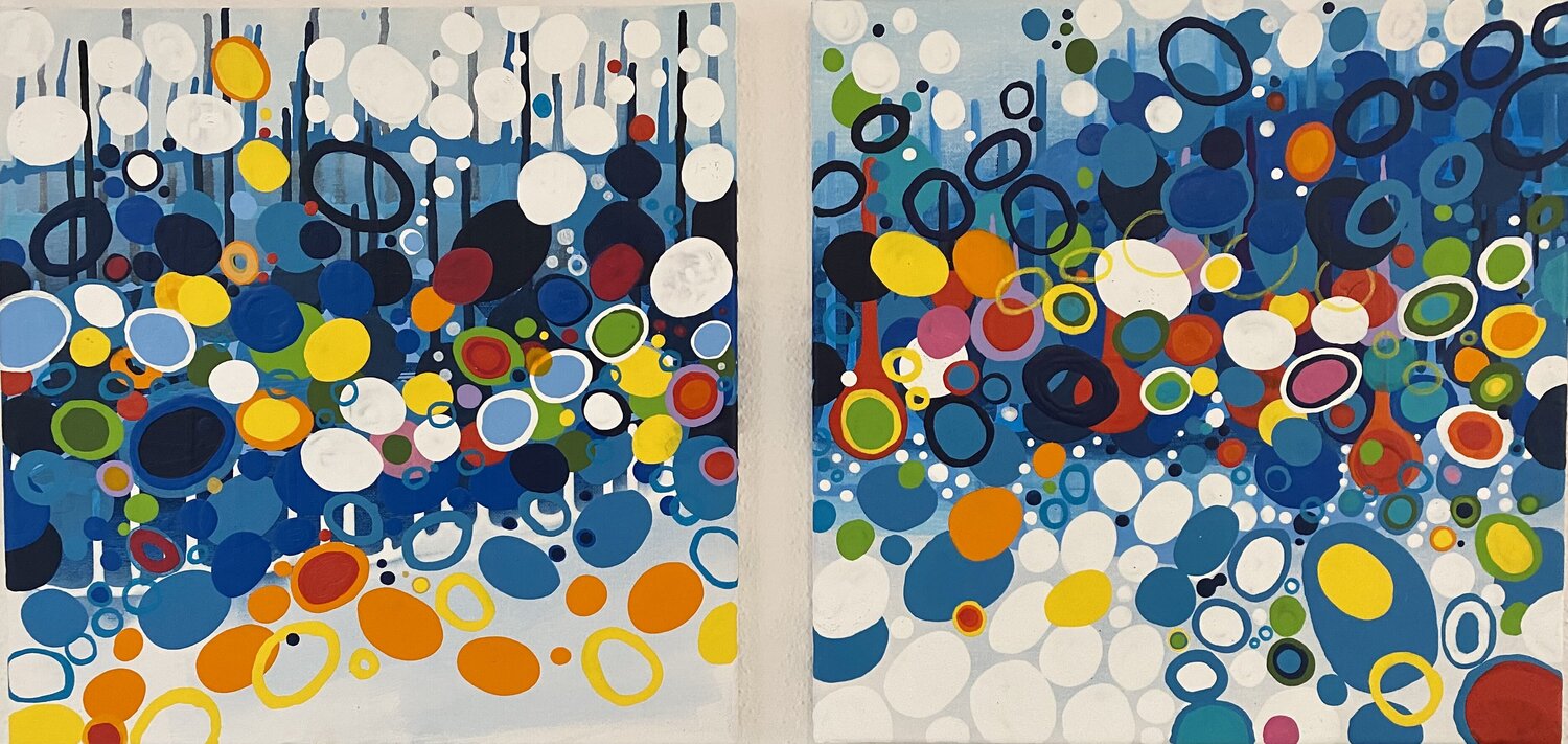 zweifellos im jetzt und hier by Michelle Kranz (2022) : Painting ...