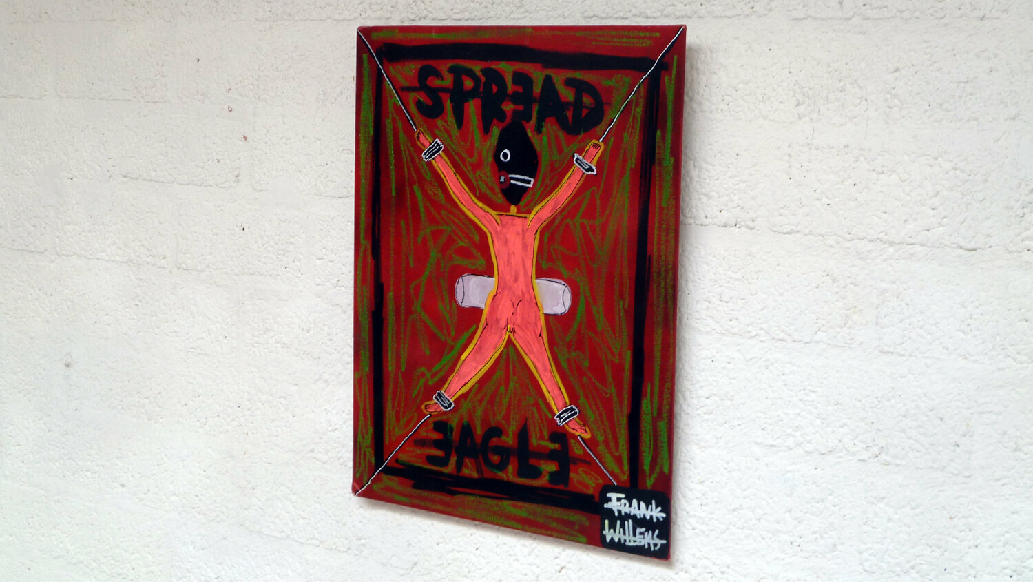 Bdsm Spread Eagle Von Frank Willems 2020 Malerei Acryl Pastell Auf