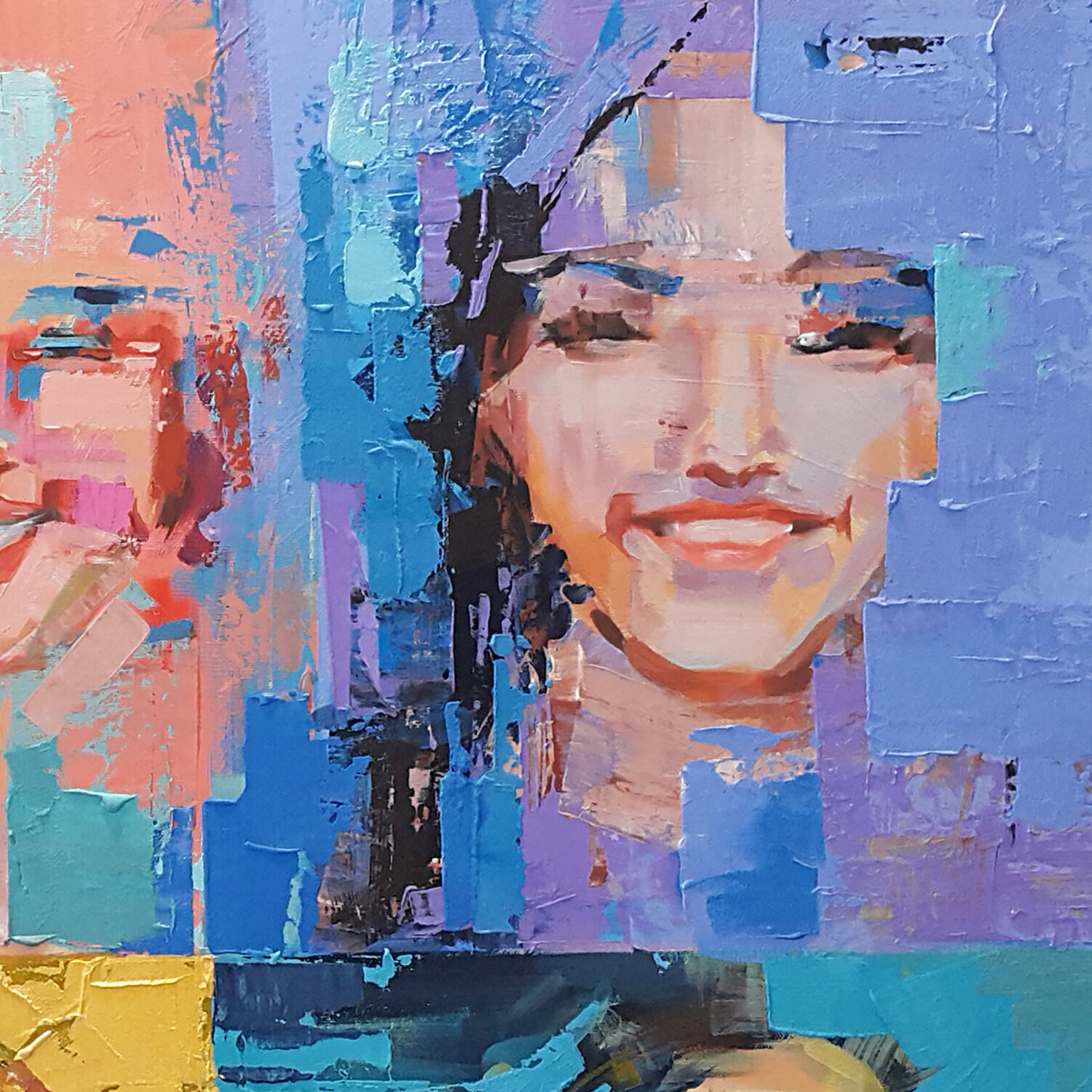 We Are Here de Trayko Popov (2025): Pintura Acrílico, Óleo en Lienzo - Singulart