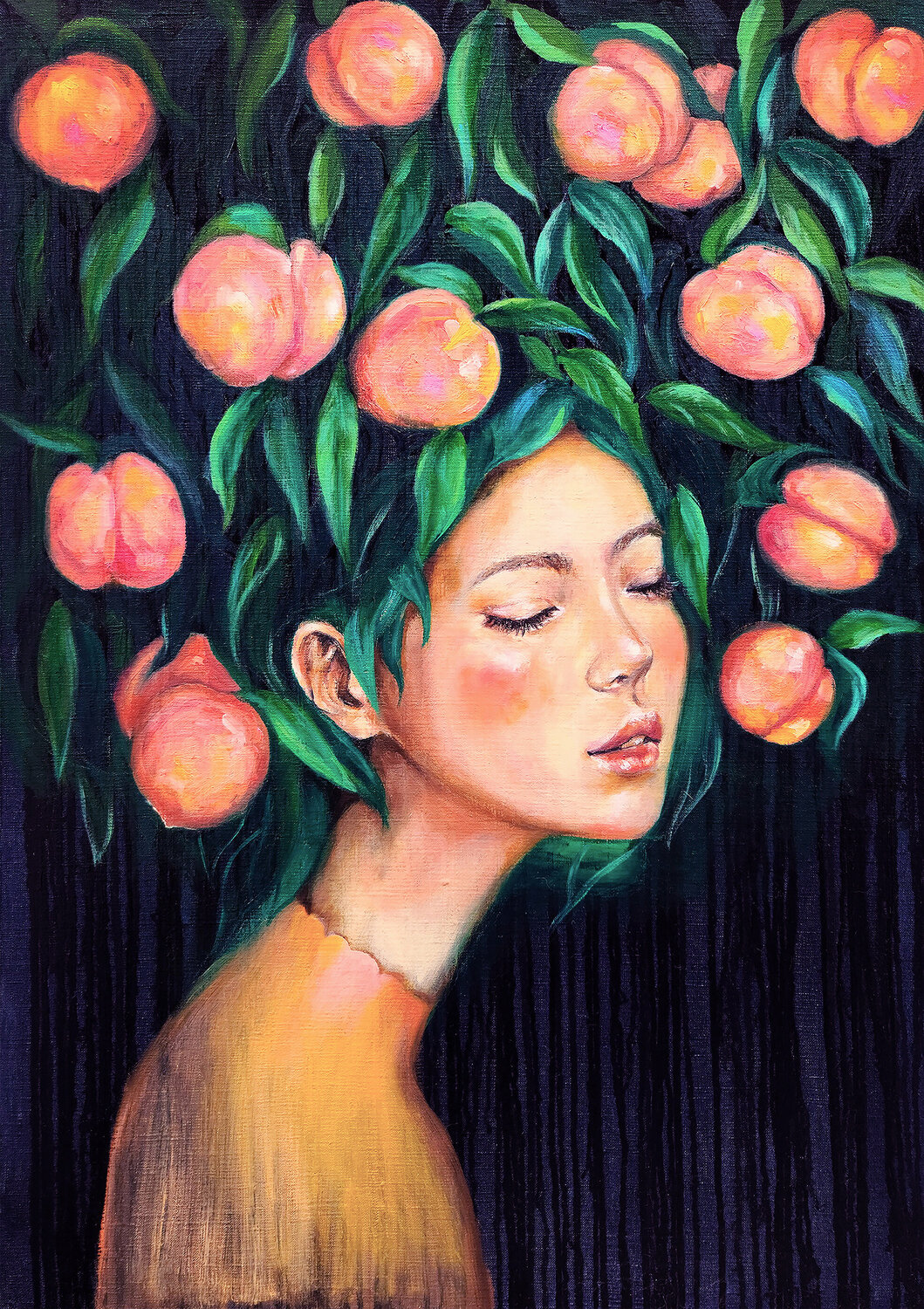Peach Tree Art