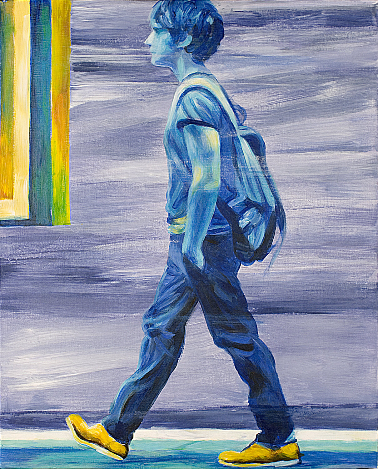 Station Porte de Pantin bleu 2 Monique Wender