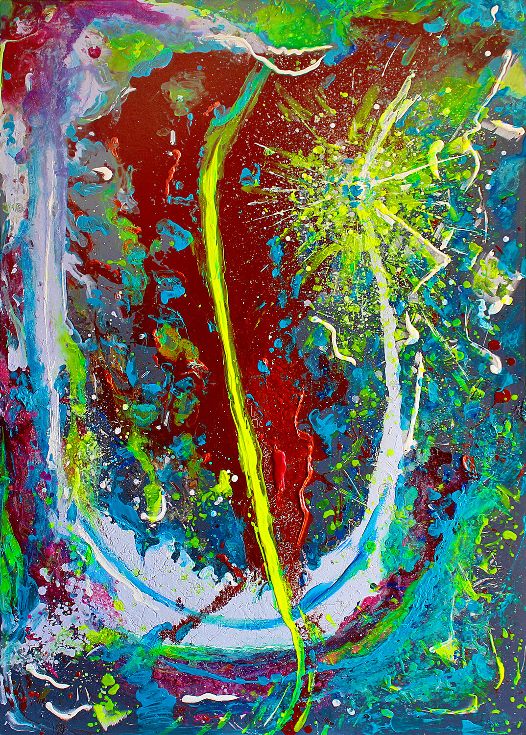 Resonance by Teo Sirio Sica (2019) : Painting Acrylic, Tempera on ...