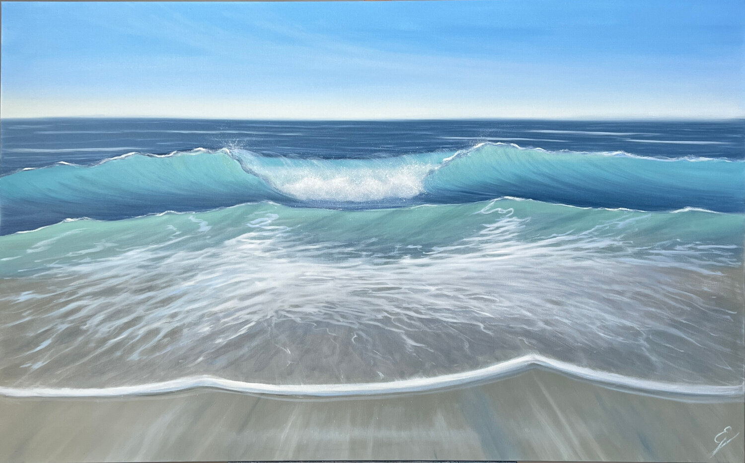 Island Getaway by Eva Volf (2024) : Painting Oil on Canvas - Singulart