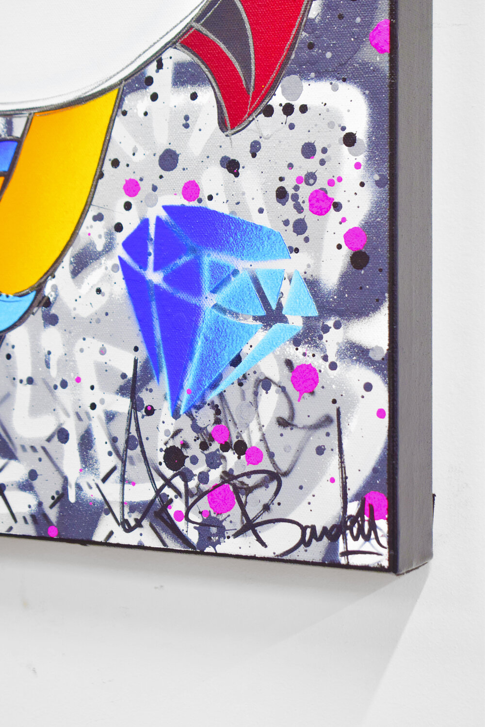 PICSOU MONEY POOL von Vincent Bardou (2022): Malerei Acryl, Öl auf ...