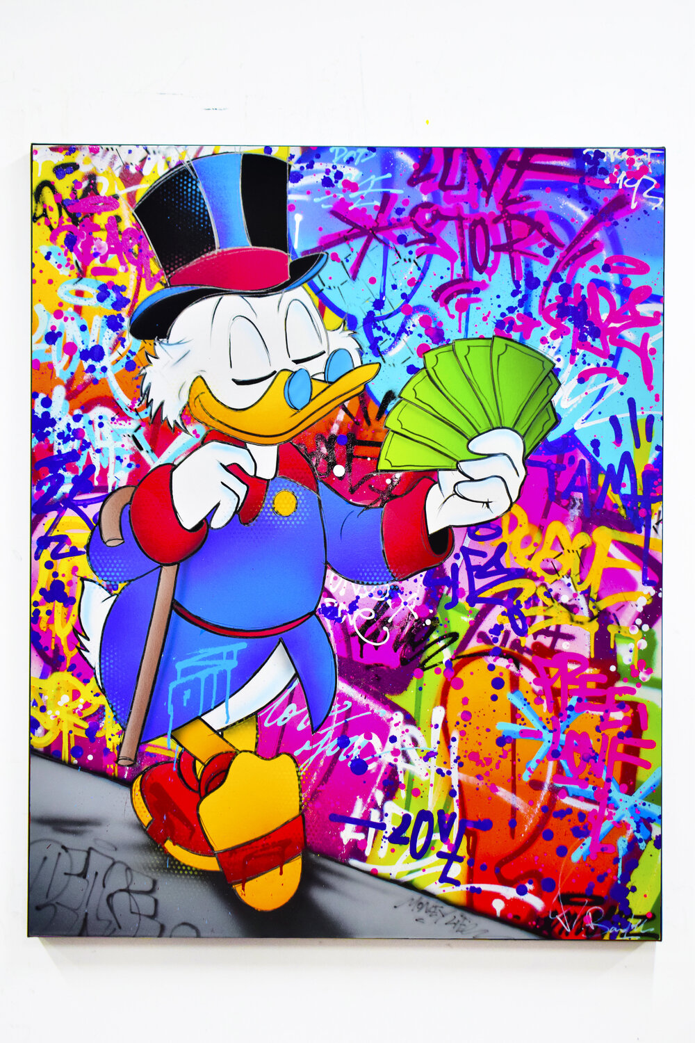 PICSOU MONEY by Vincent Bardou (2022) : Painting Acrylic, Graffiti on ...