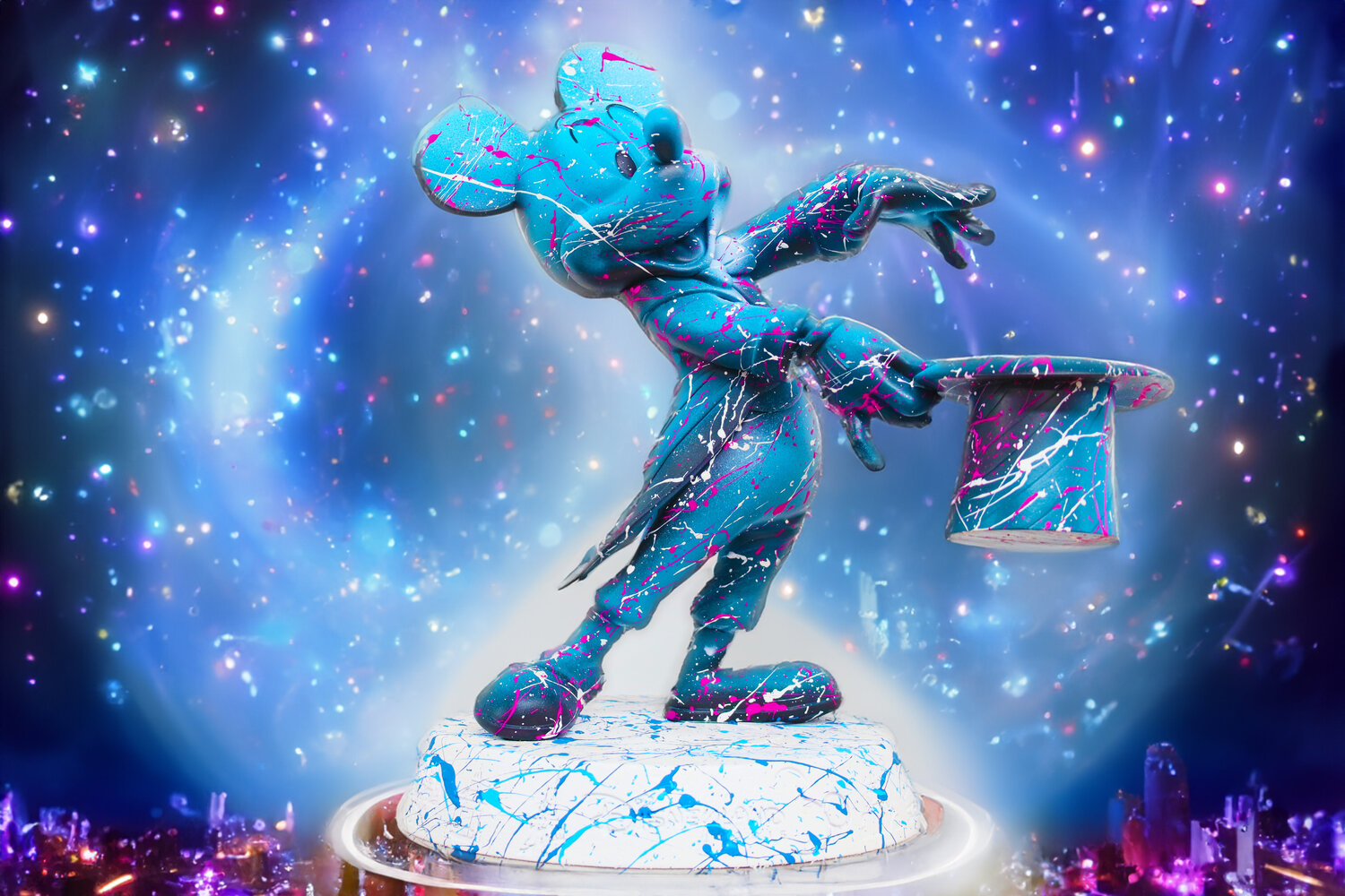 MICKEY MOUSE MAGICIEN by Vincent Bardou (2023) : Sculpture Resin ...