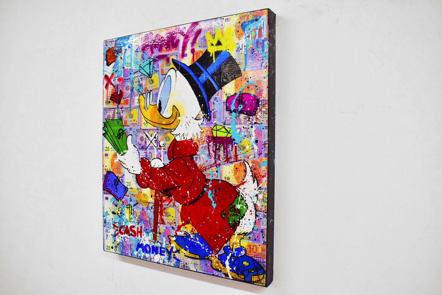 PICSOU MONEY by Vincent Bardou (2020) : Painting Acrylic, Oil on Canvas ...