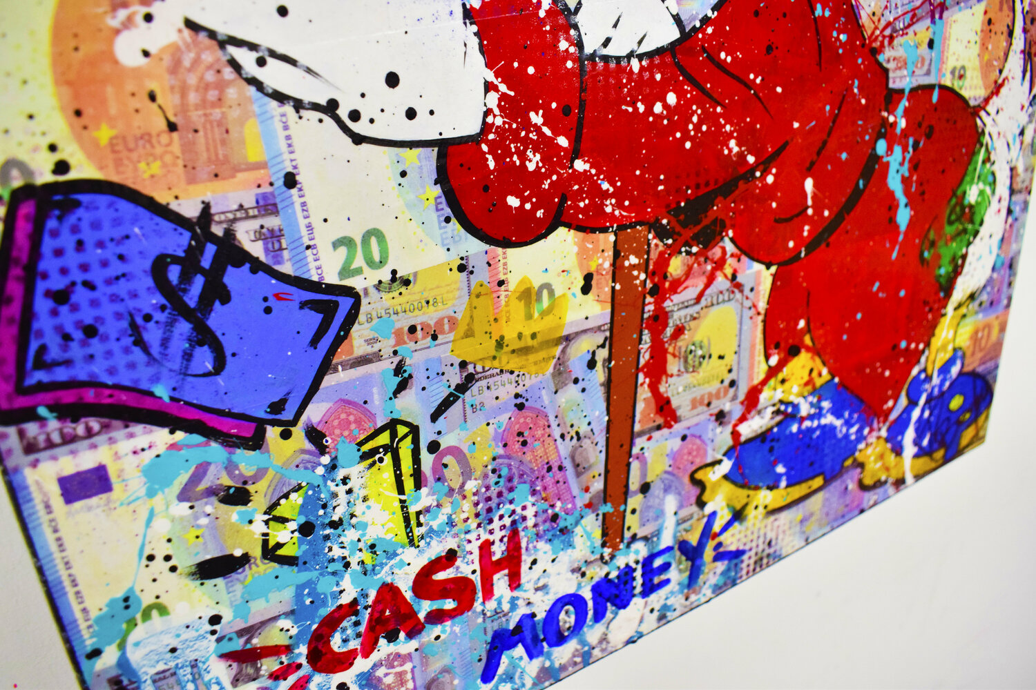 PICSOU MONEY by Vincent Bardou (2020) : Painting Acrylic, Oil on Canvas ...