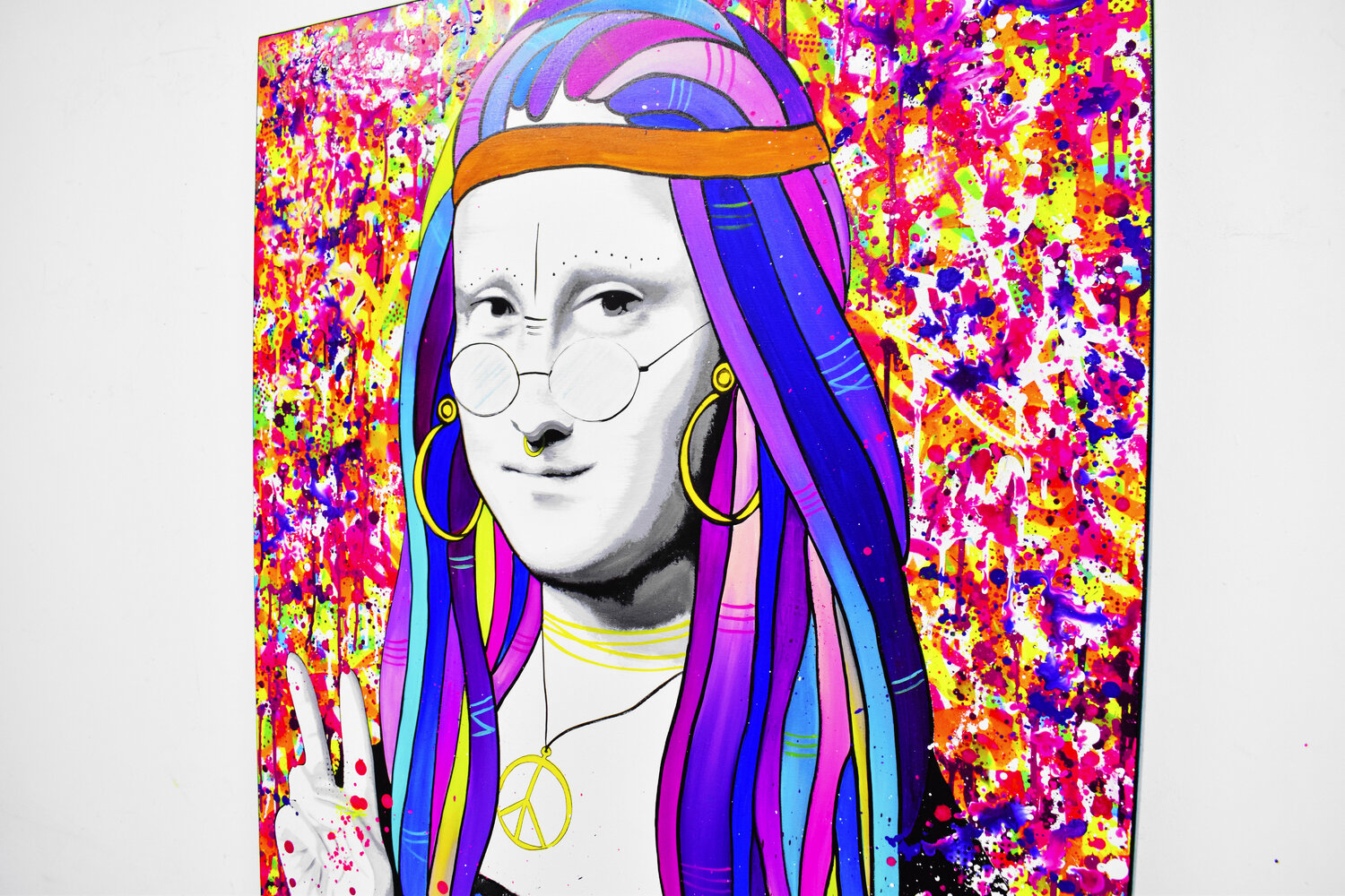 MONA LISA RASTA by Vincent Bardou (2020) : Painting Acrylic, Oil on ...
