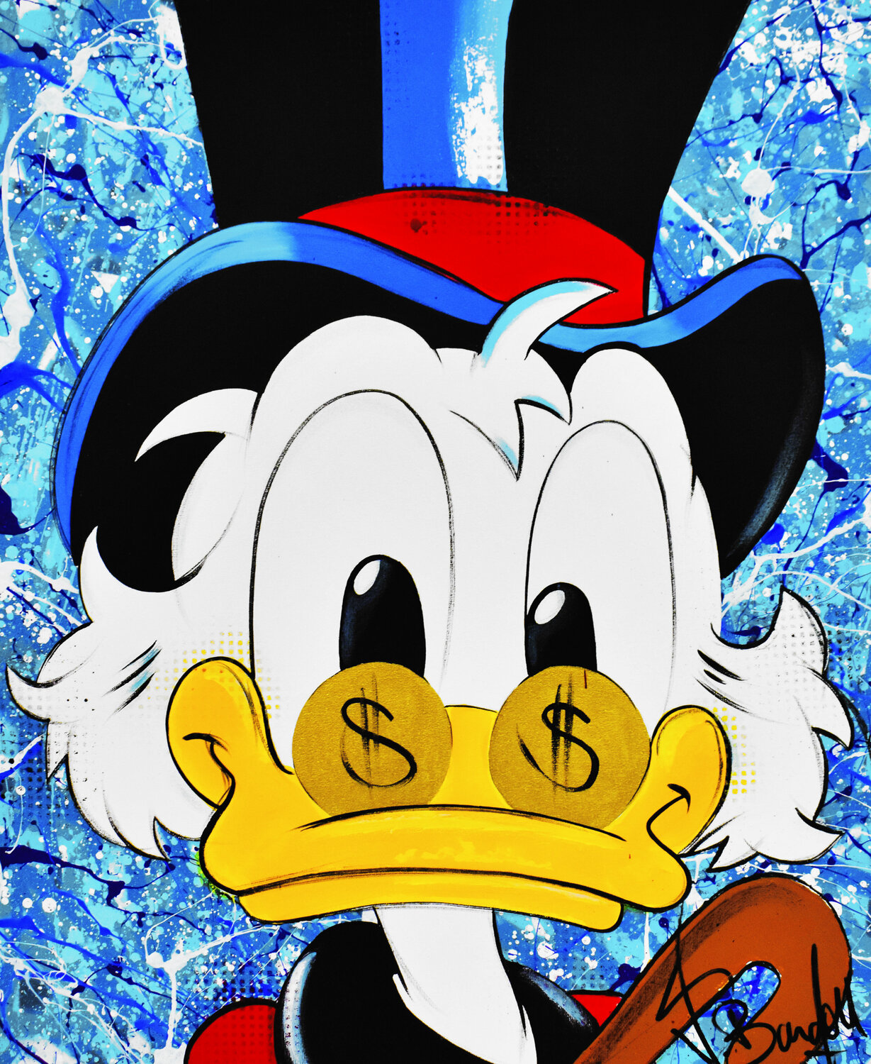 PICSOU GEANT by Vincent Bardou (2020) : Painting Acrylic, Graffiti on ...