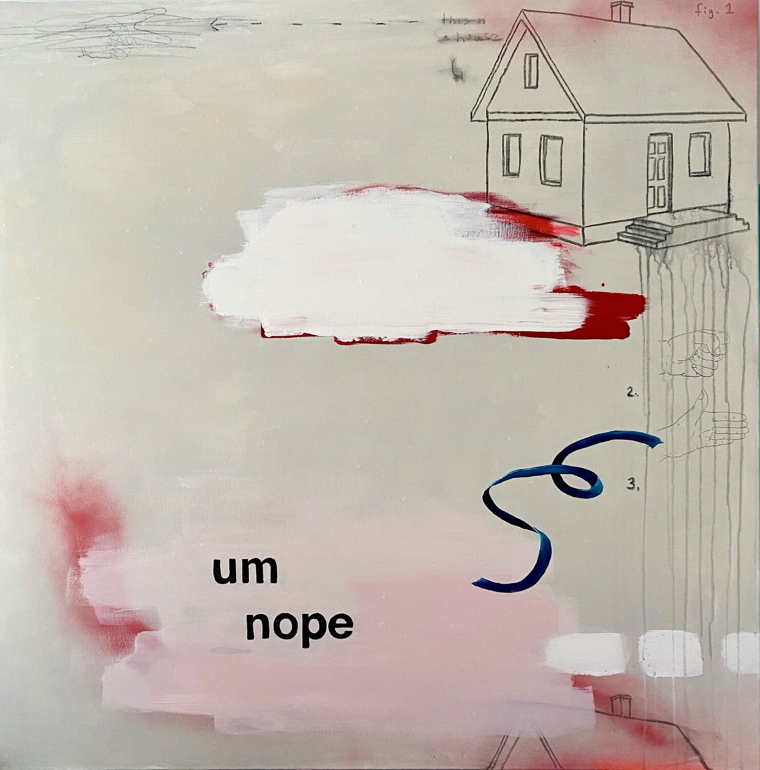 Let’s talk by Ashley Cunningham (2022) : Painting Acrylic, Pastel on ...