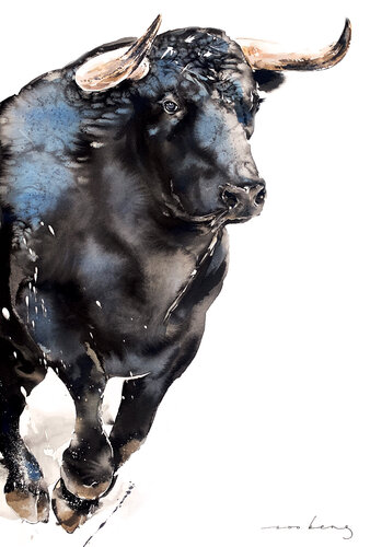 Prosperity Rabbit2 by Soo Beng Lim (2022) : Drawing India Ink on Paper ...