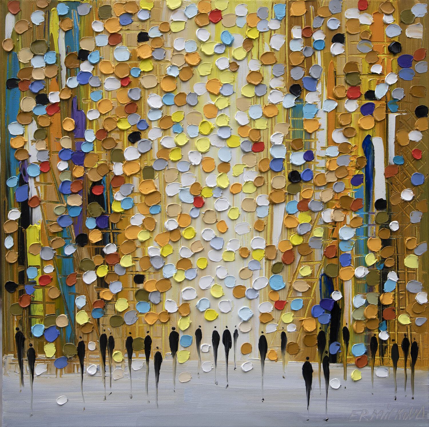 Sunset Scene by Ekaterina Ermilkina (2022) : Painting Oil on Canvas ...