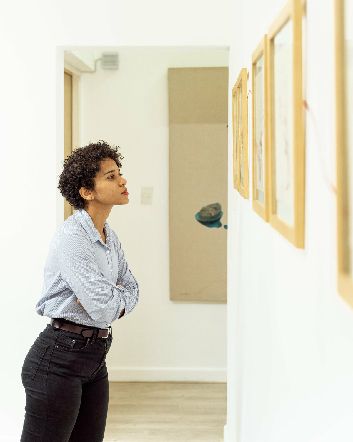 Empierne I by Daniela Urdaneta (2022) : Textile Embroidery on Canvas ...