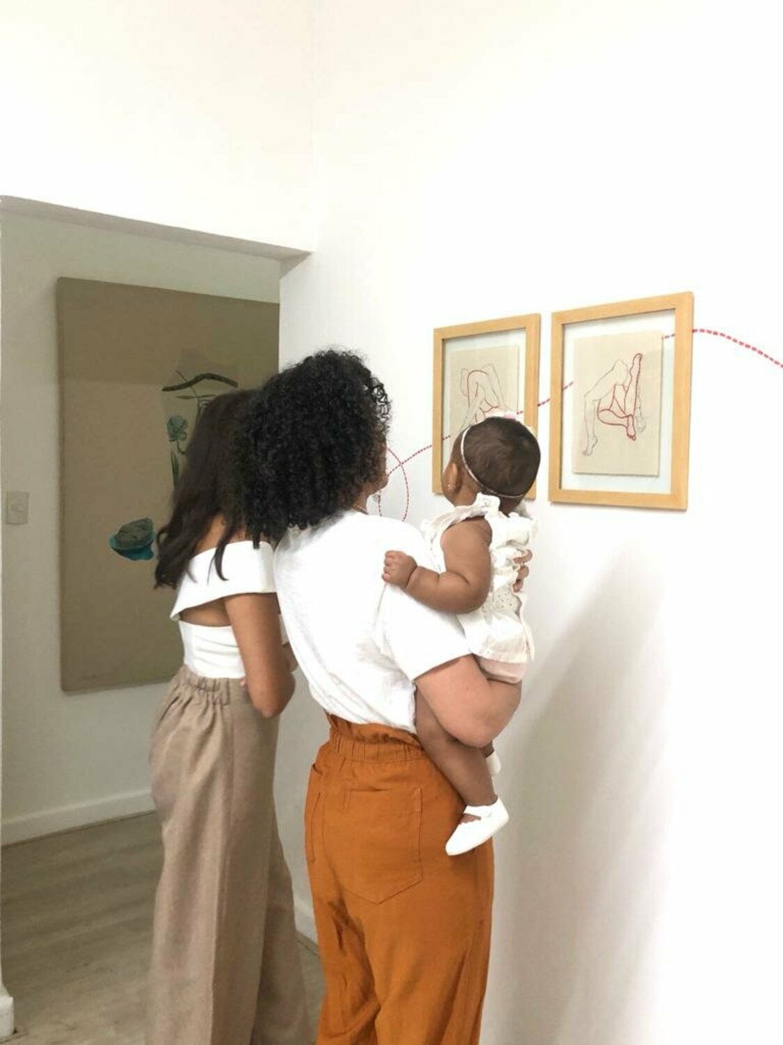 Empierne II by Daniela Urdaneta (2022) : Textile Embroidery on Canvas ...