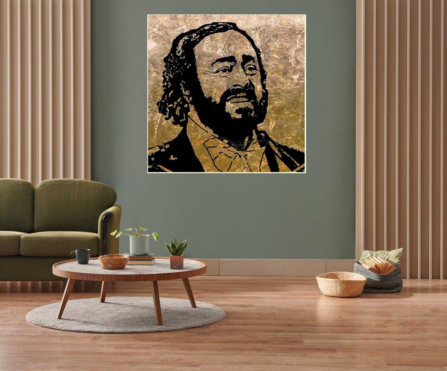Luciano Pavarotti K 100 by Rudi Art Peters (2022) : Painting Acrylic ...