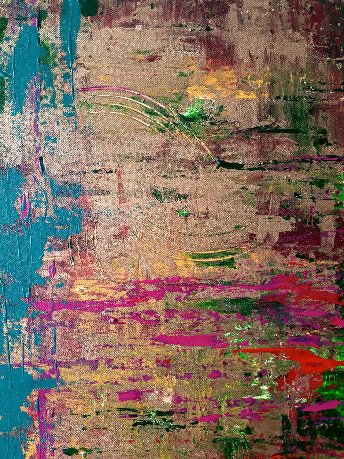 Urban frequencies by Elena Parau (2021) : Painting Acrylic, India Ink ...