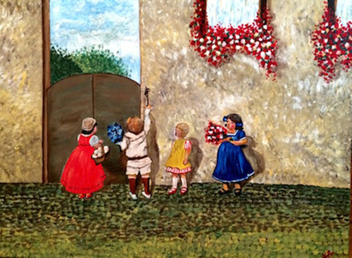 Children by Elena Parau (2010) : Painting Acrylic, Colored Pencil on ...