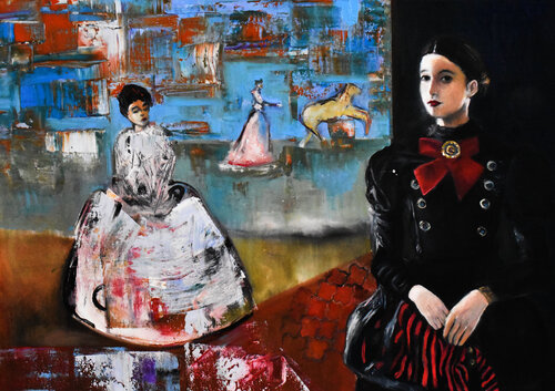 Paisanaje by Roberto Gutiérrez Currás (2023) : Painting Oil on Canvas ...