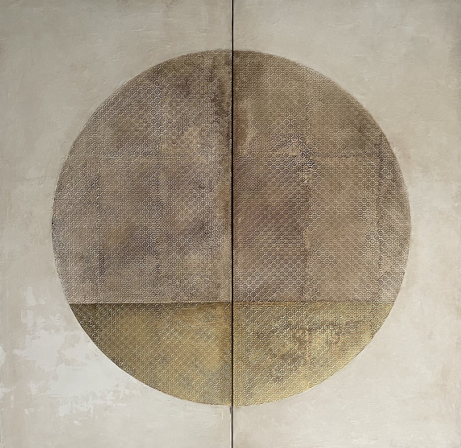 601 by Robert Mann (2023) : Painting Acrylic, Gilding on Canvas - Singulart