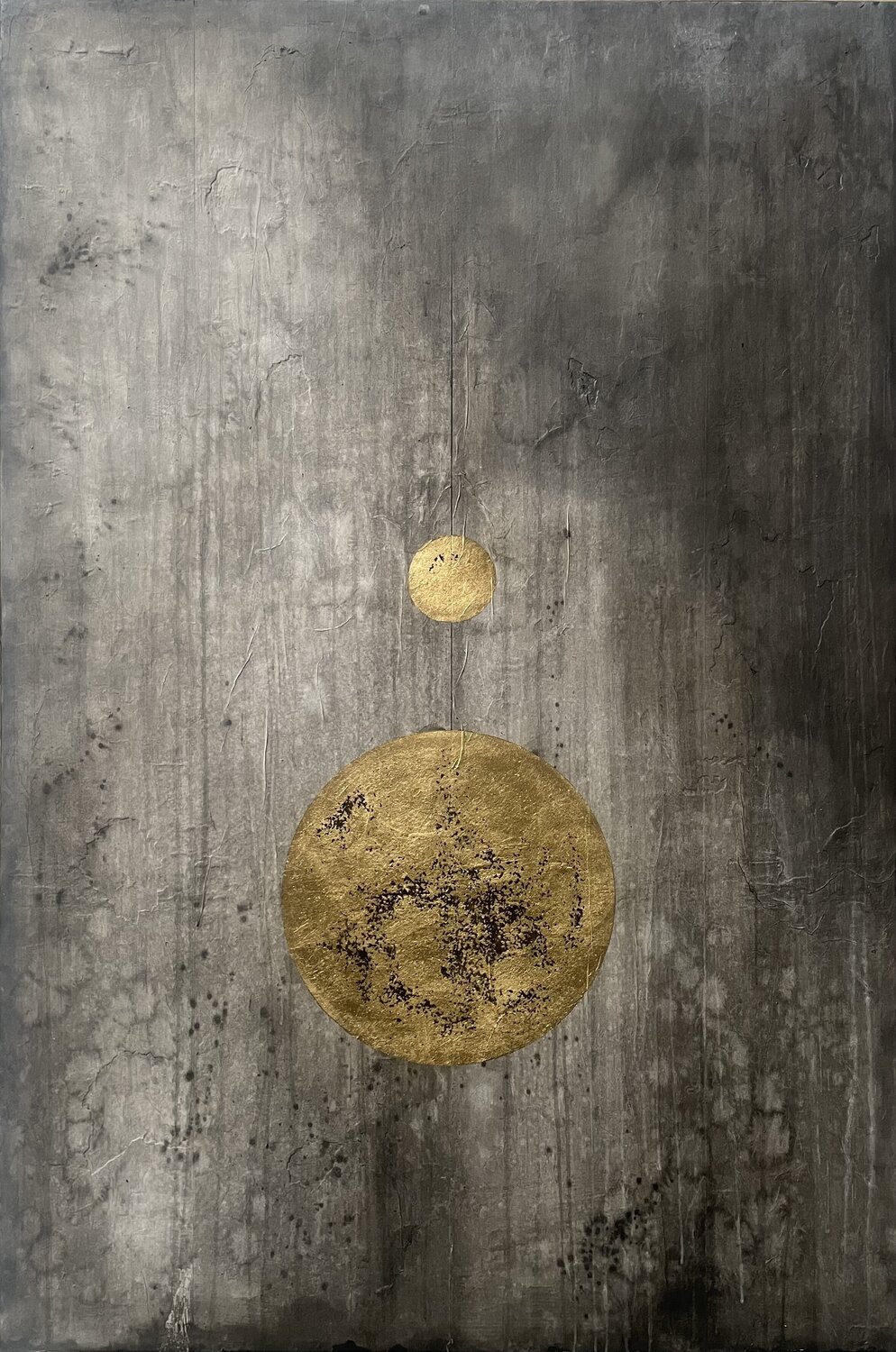 R.P. #6 by Robert Mann (2023) : Painting Acrylic, Gilding on Canvas ...