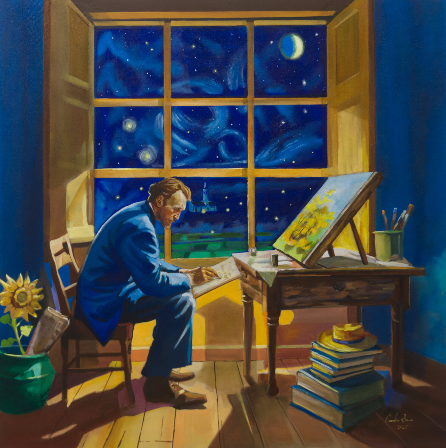 Van Gogh Starry Studio Gordon Bruce