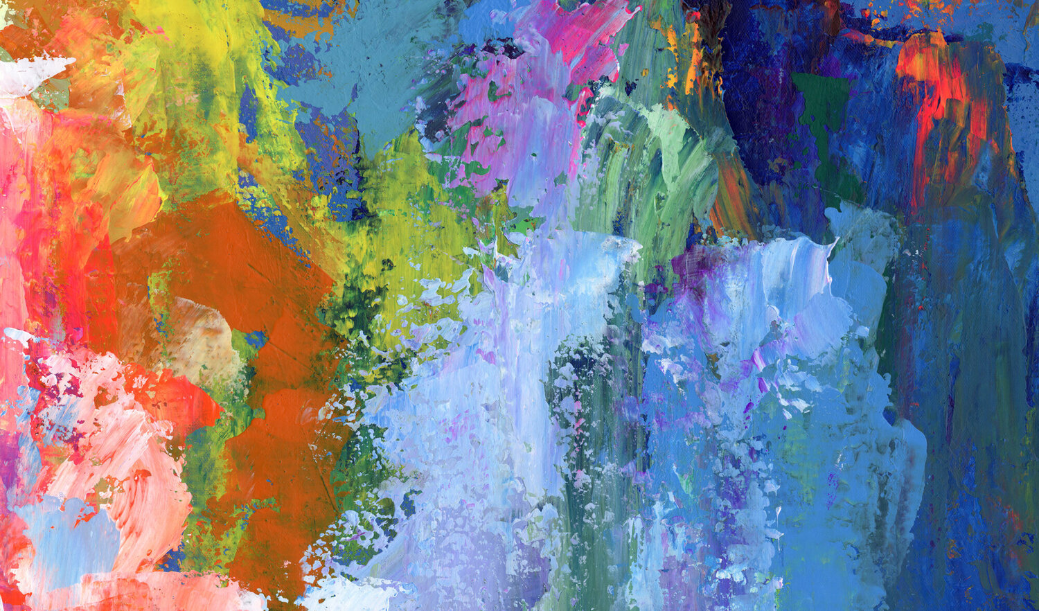 Abstract Painting by Leon Devenice (2022) : Painting Acrylic, Oil on ...